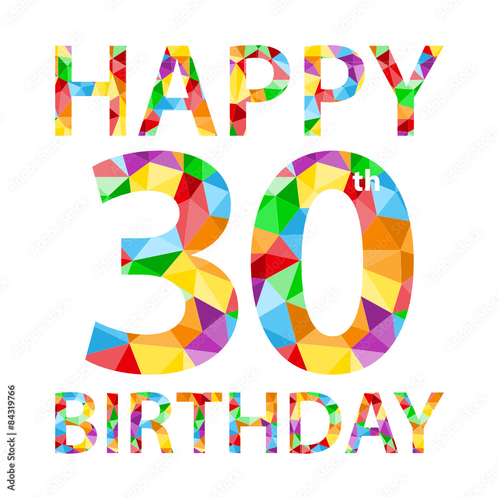 30th Birthday Clipart