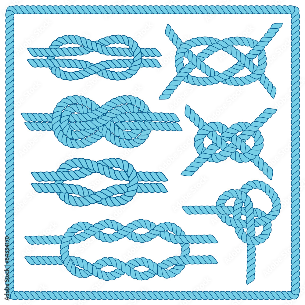 Sailor knot set. Stock Vector | Adobe Stock