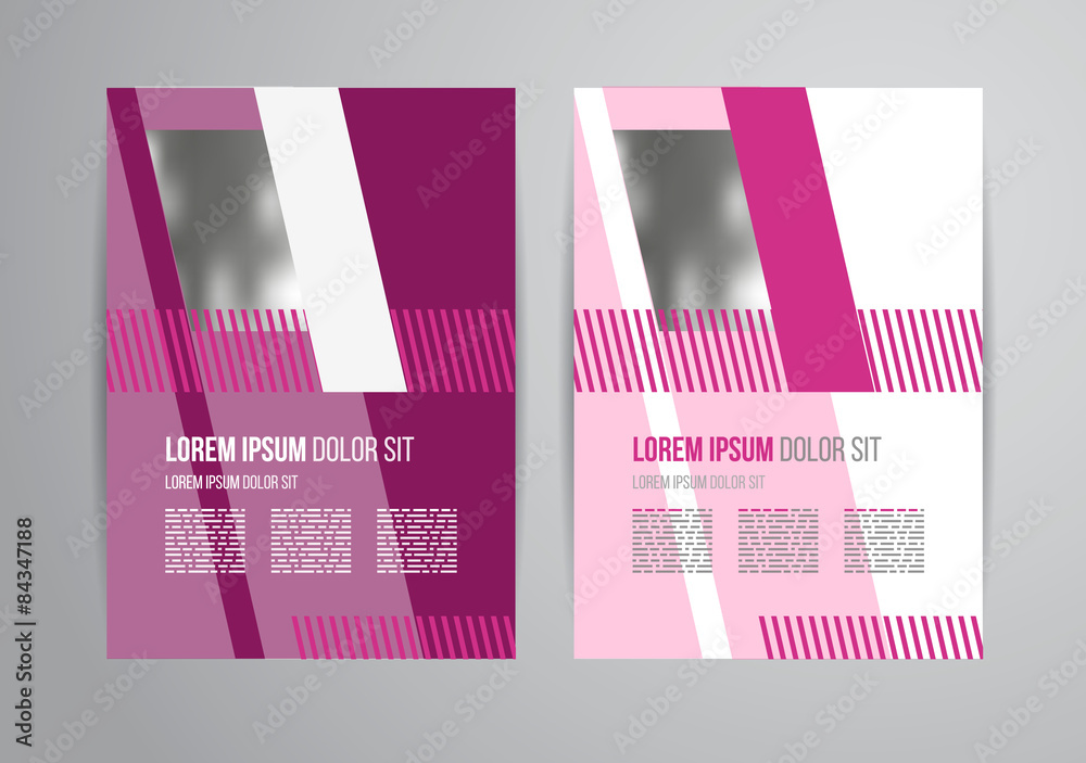 Infographic brochures for business data visualization. Flyer design ...