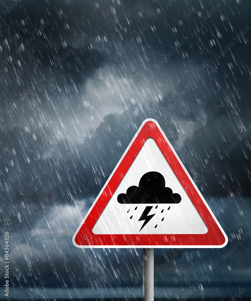 Stilvolle Unwetter Warnung Mnchen Bild