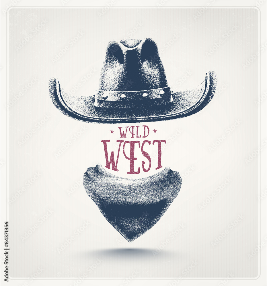 Wild West Stock Vector | Adobe Stock