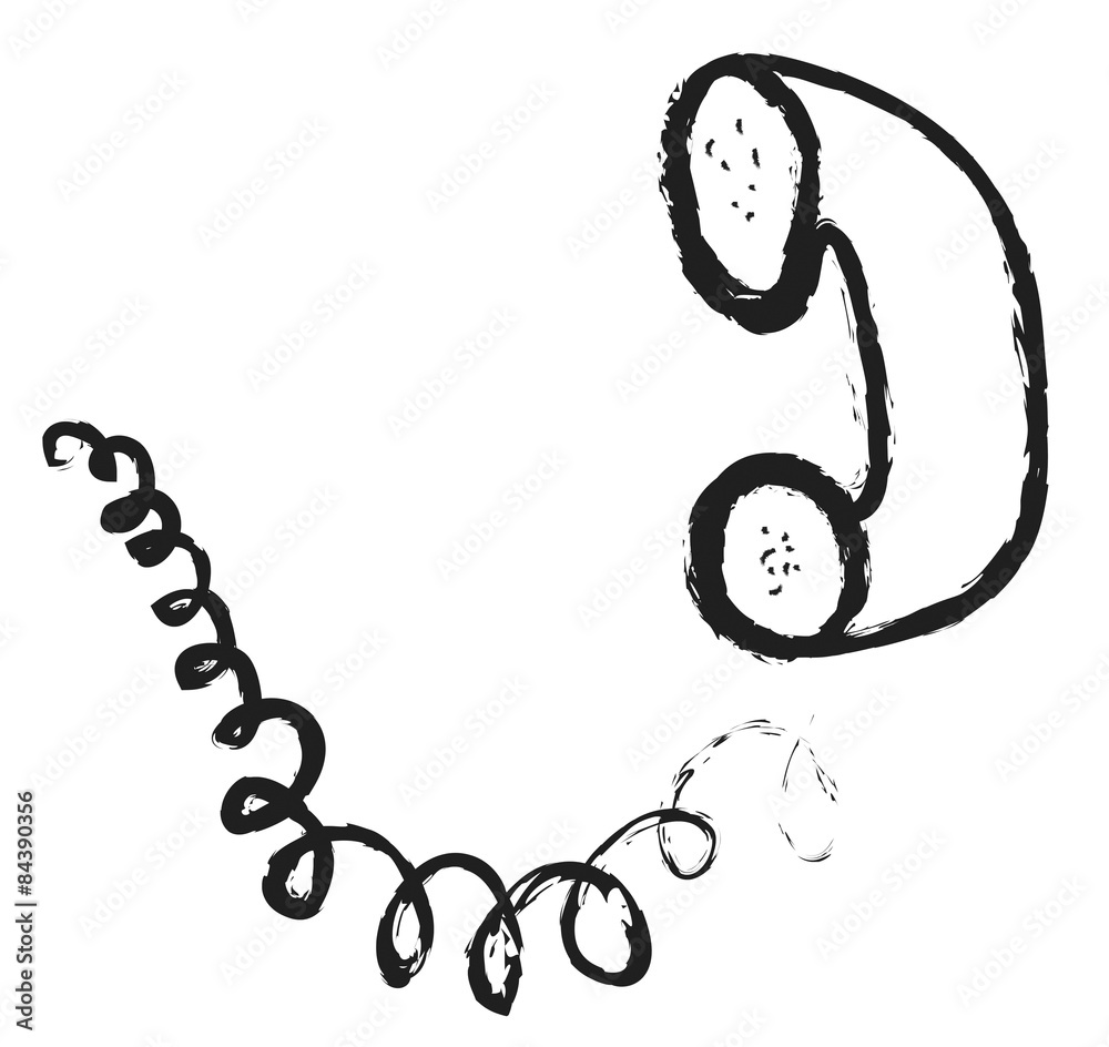 phone simple doodle Stock Illustration | Adobe Stock