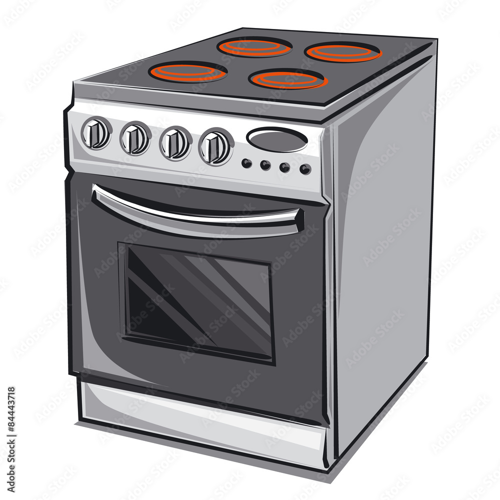 electric cooker Stock Vector | Adobe Stock