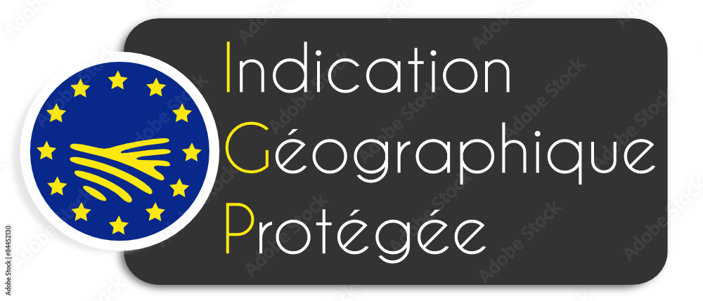 Etiquette IGP Stock Vector | Adobe Stock