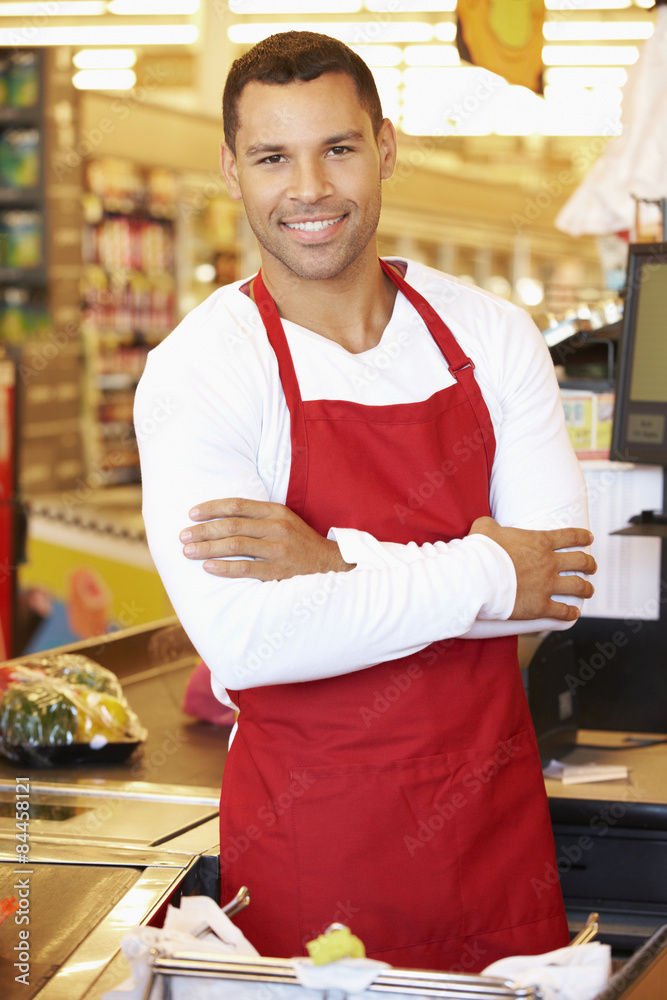 Man And Cashier