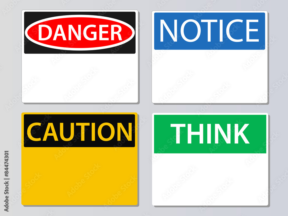 Workplace Signs Stock Vector | Adobe Stock