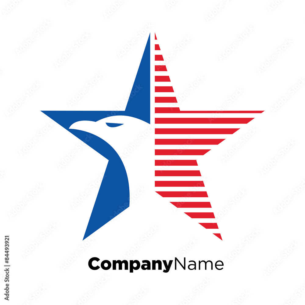 America USA logo icon vector vector de Stock | Adobe Stock