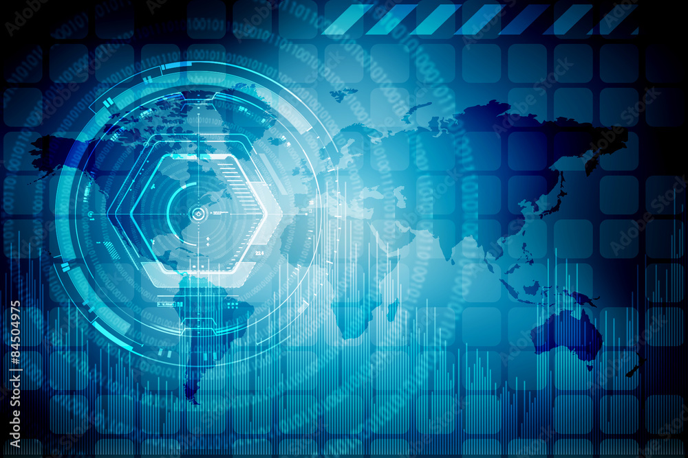 World Map Business Background Stock Illustration | Adobe Stock