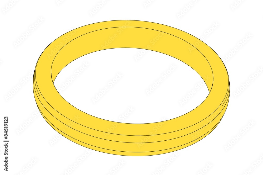 2d cartoon image of ring Stock Illustration | Adobe Stock