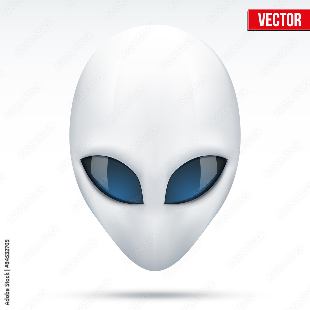 Alien head creature from another world. Vector. Stock Vector | Adobe Stock