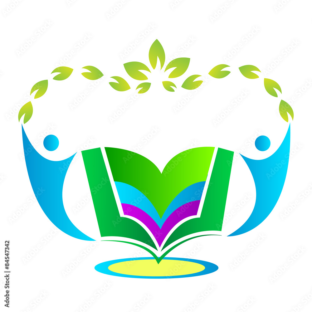 Education logo design isolated on white background. Stock Vector ...