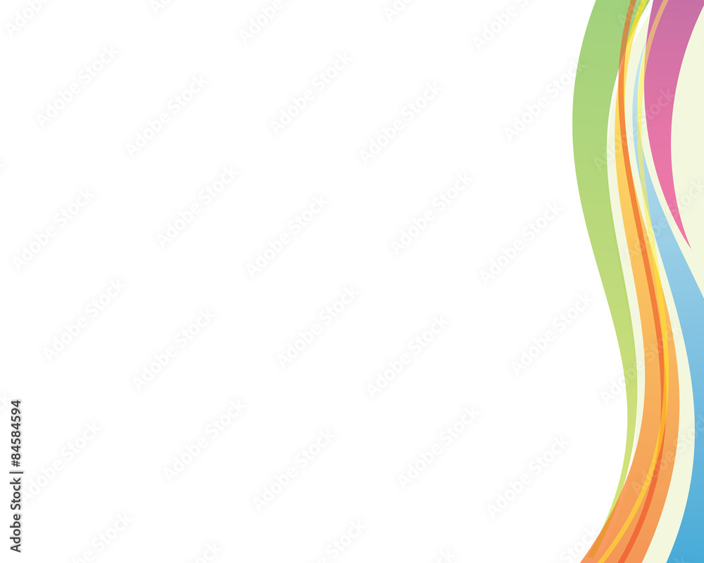 rainbow abstract swoosh background Stock Vector | Adobe Stock