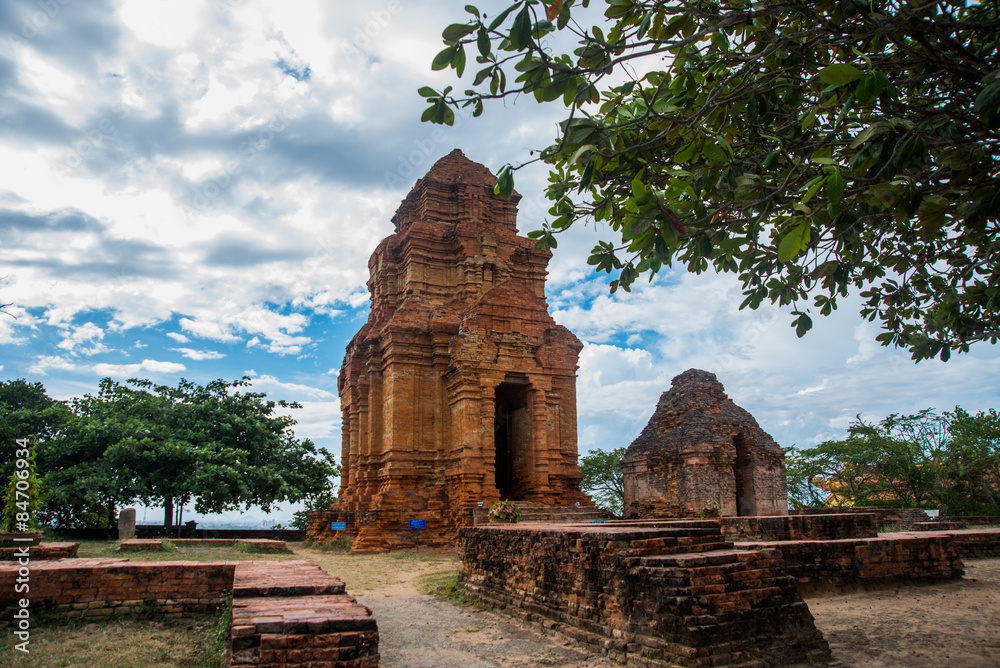Thap Poshanu Towers.Asia. Vietnam.Phan Thiet. Stock Photo | Adobe Stock