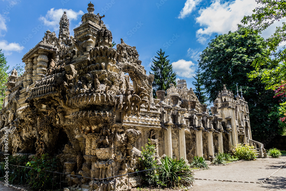 Palais Idéal du Facteur Cheval, façade ouest Stock Photo | Adobe Stock