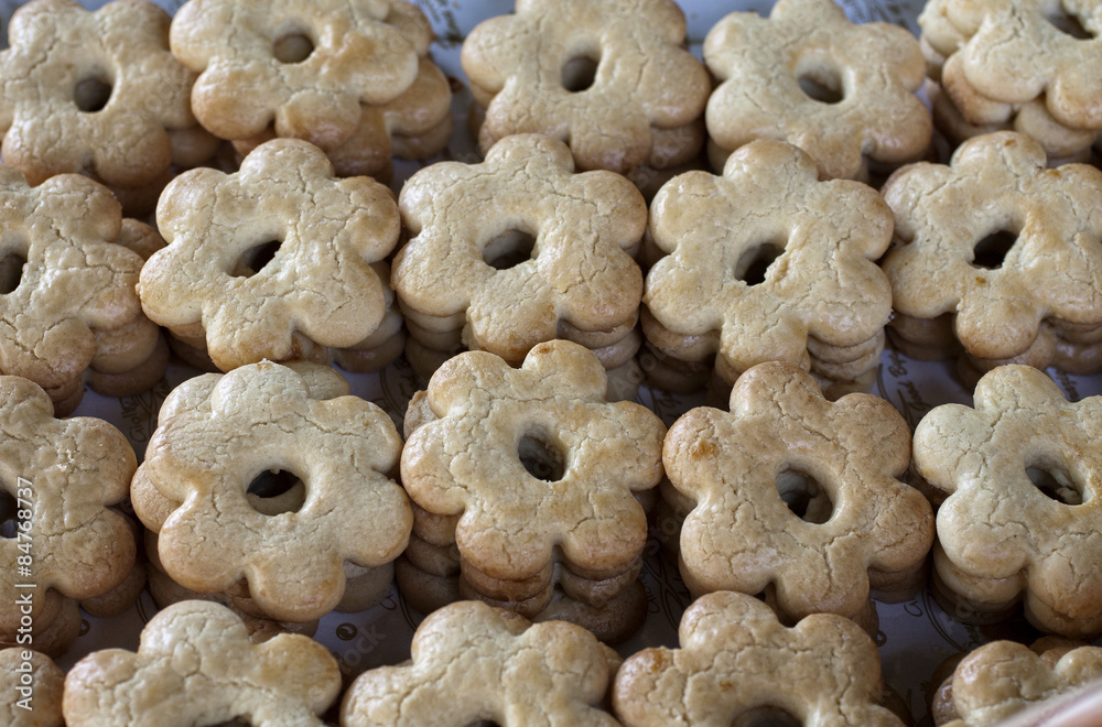 typical sweet of ligurian tradition called canestrello foto de Stock ...