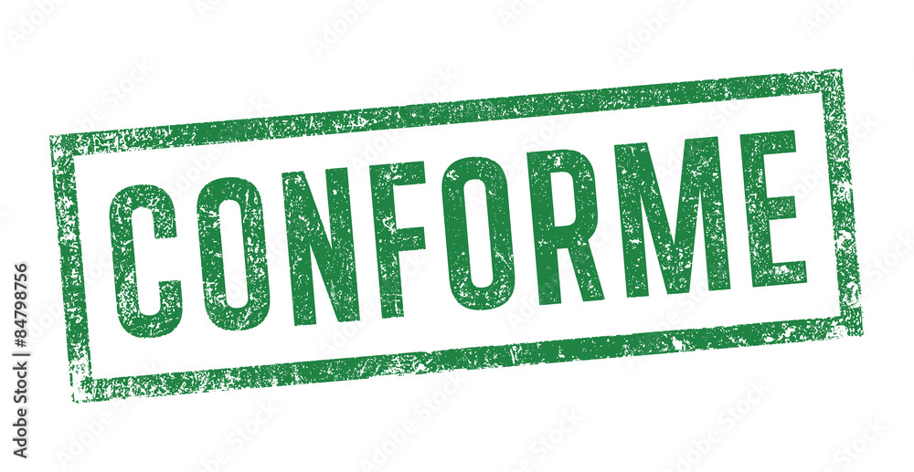 Vecteur Stock Tampon Conforme | Adobe Stock
