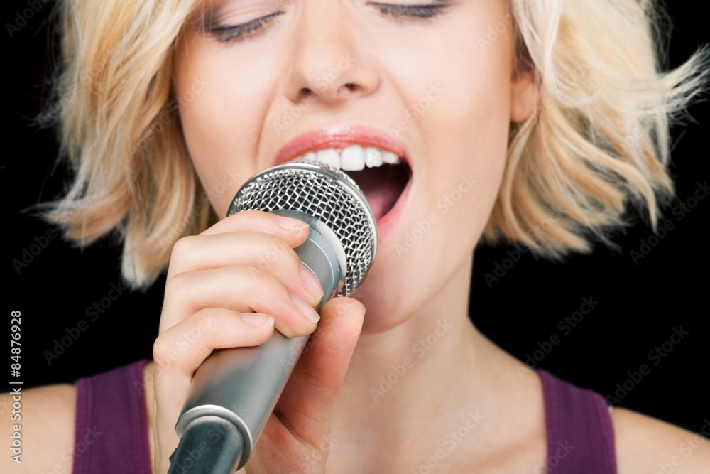 Singing, Singer, Women. Stock Photo | Adobe Stock