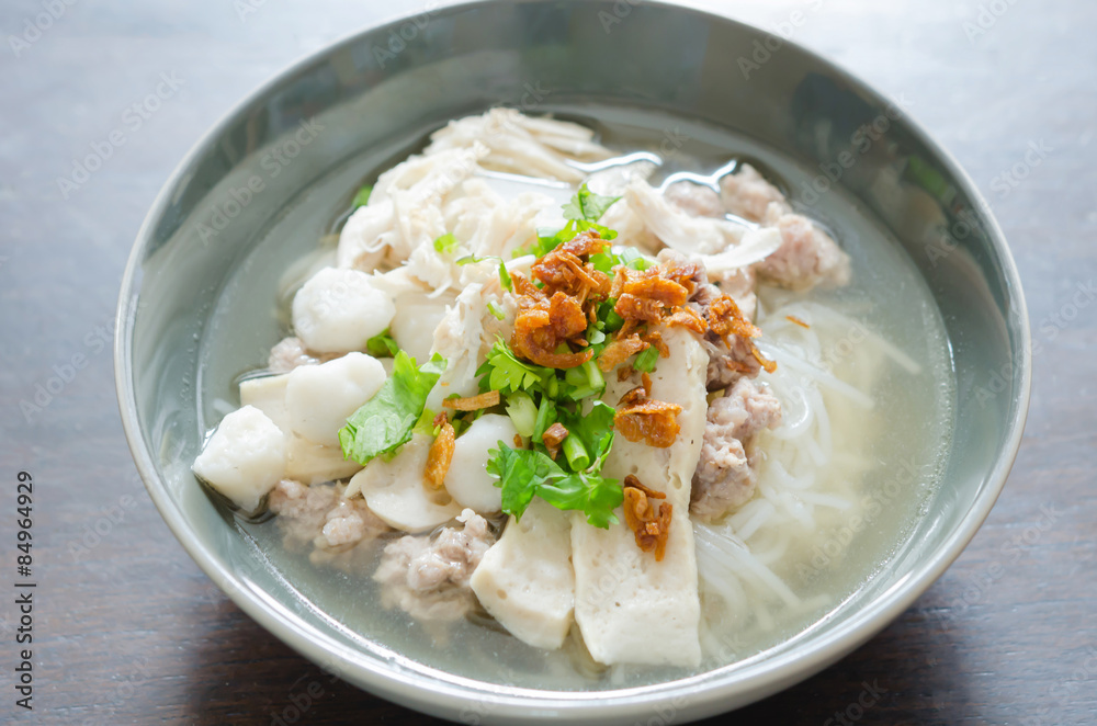 Vietnamese pho noodle soup Stock Photo | Adobe Stock