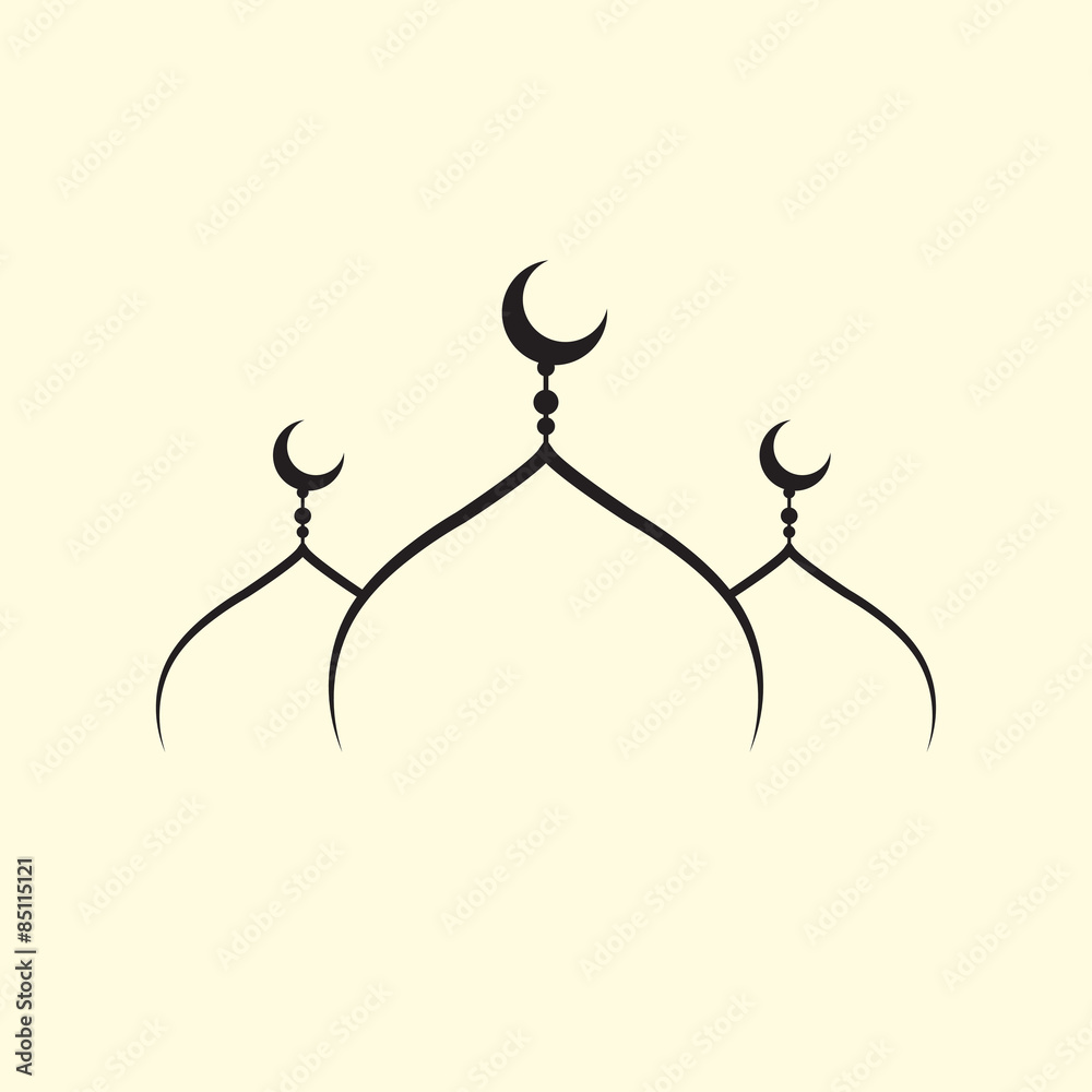 mosque vector Stock Vector | Adobe Stock