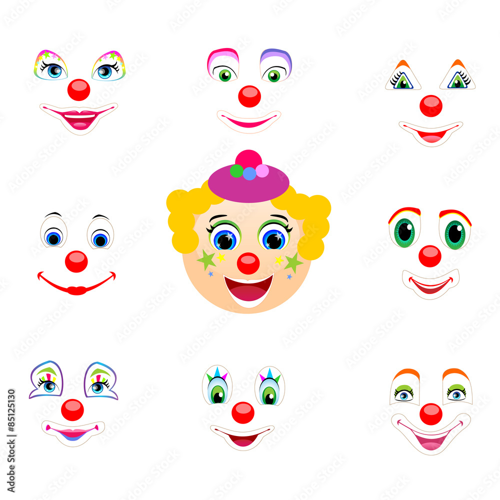 Clown Mouth Template