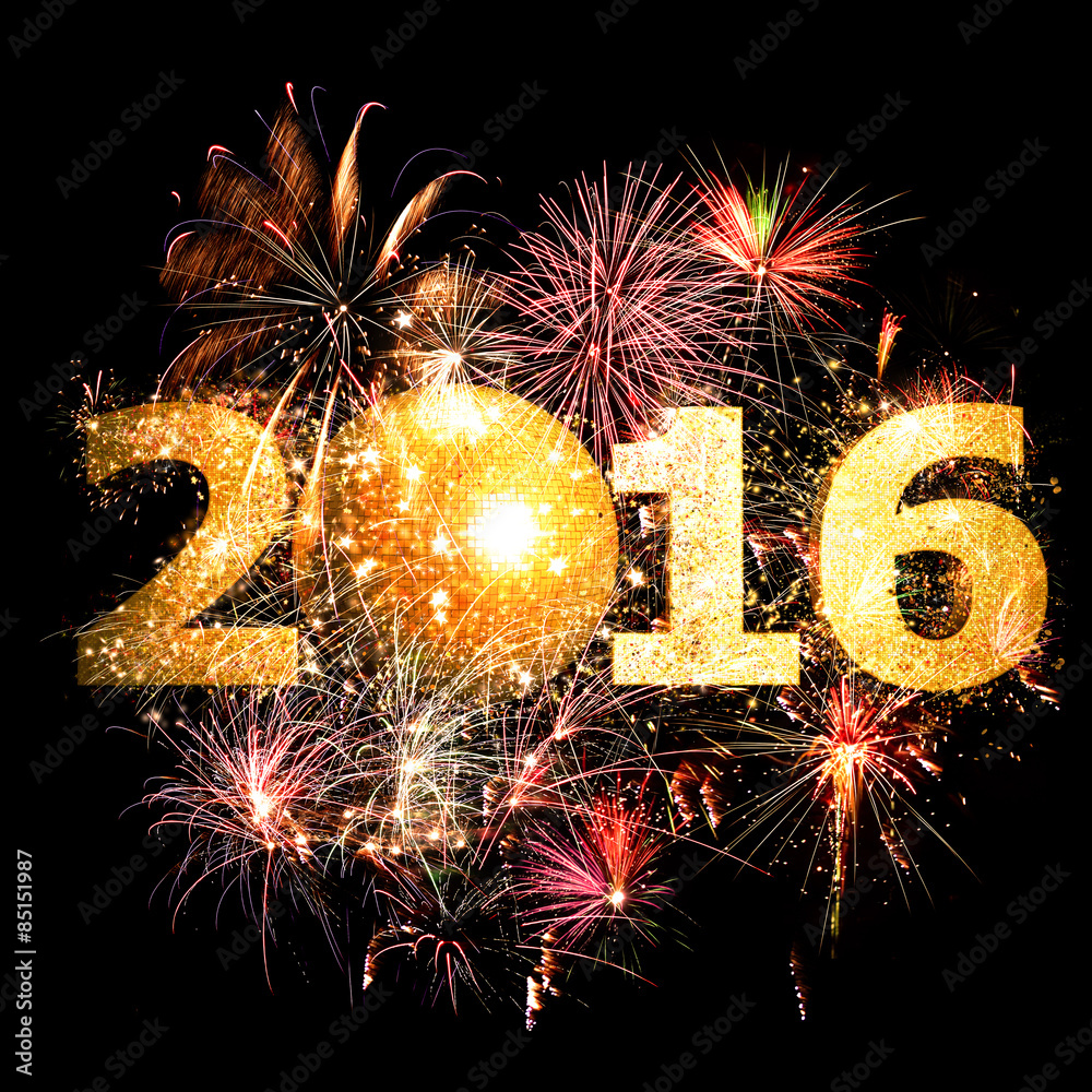new year's eve party 2016 Stock Illustration | Adobe Stock