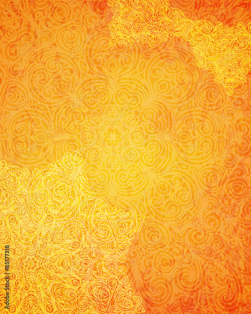 Indian pattern, vector illustration Stock Vector | Adobe Stock