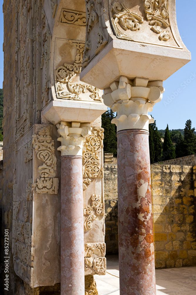 Cordoba - Medina Azahara, house of YaFar. Mudejar architecture detail ...