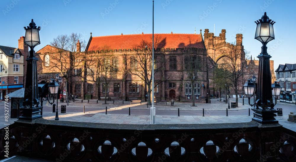 Chester market square UK Stock 写真 | Adobe Stock