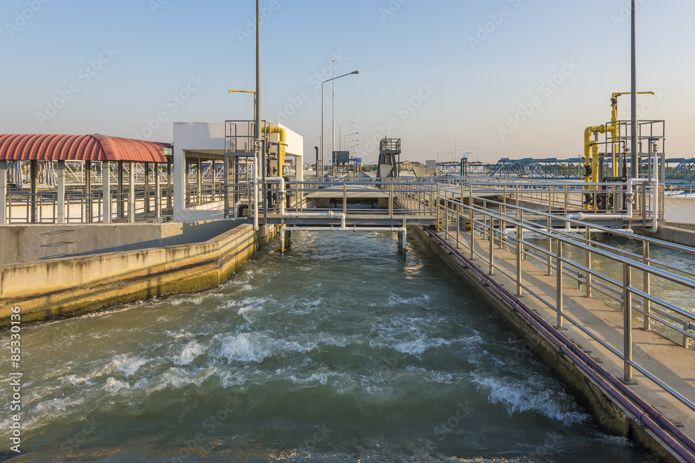 Intake of Raw Water in Water Treatment Plant Stock Photo | Adobe Stock