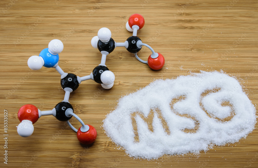 Molecular structure of Monosodium glutamate (MSG) Stock Photo | Adobe Stock Molecular structure of Monosodium glutamate (MSG) Stock Photo | Adobe Stock