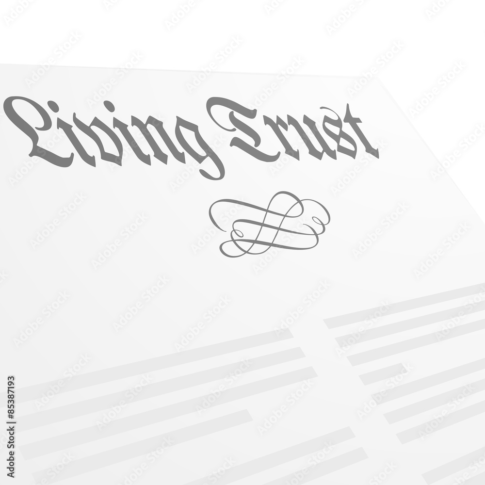 Living Trust Letter Stock Vector | Adobe Stock