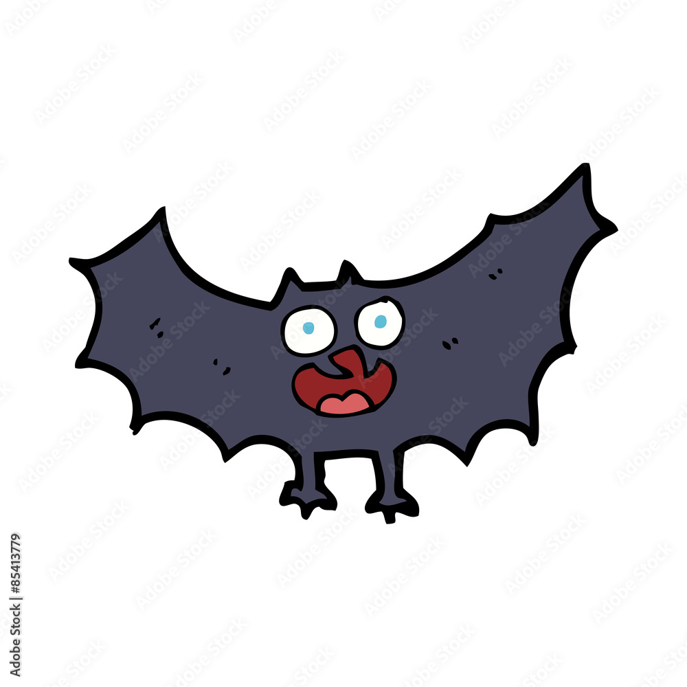 cartoon bat Stock Vector | Adobe Stock