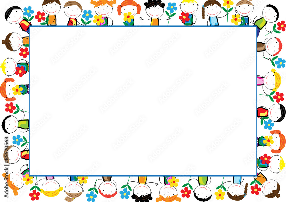 Kids Picture Frame Clipart