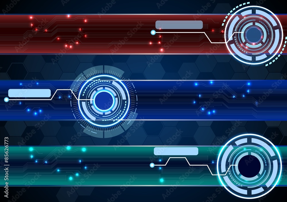 Abstract technology concept background Stock Vector | Adobe Stock