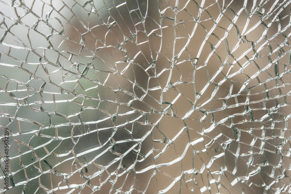 pattern of a broken glass window Stock Photo | Adobe Stock