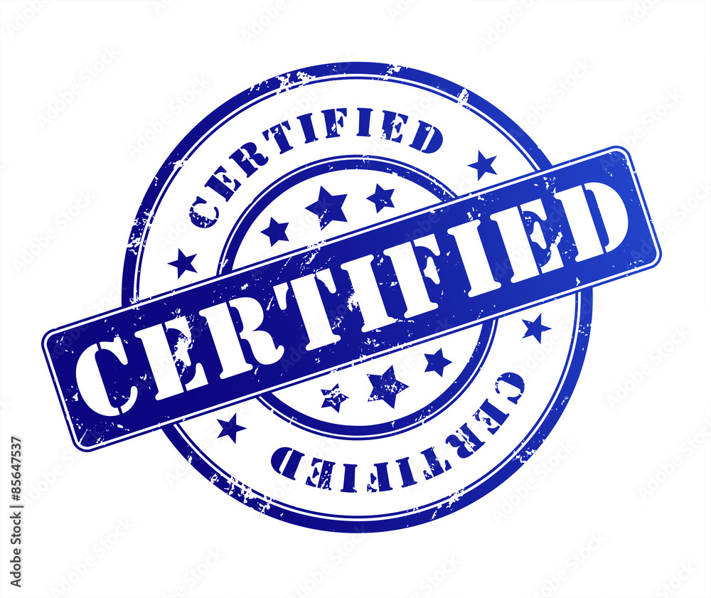Certified Stamp