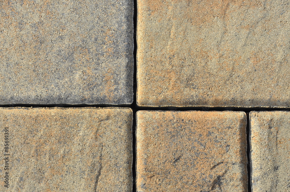 Gehweg und Gartenplatten Stock-Foto | Adobe Stock