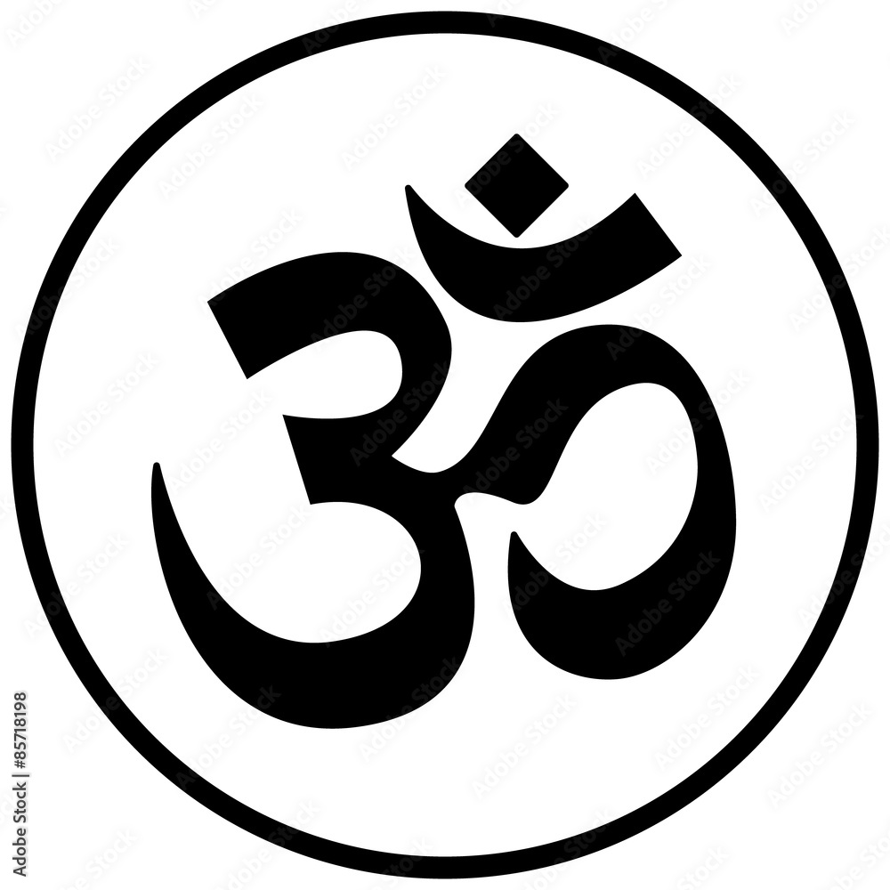 OM Zeichen - Vektor Stock Vector | Adobe Stock