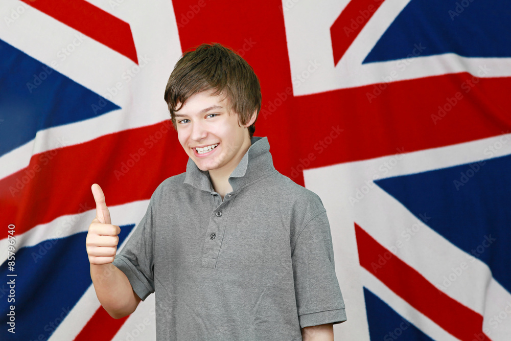 British thumbs up Stock Photo | Adobe Stock