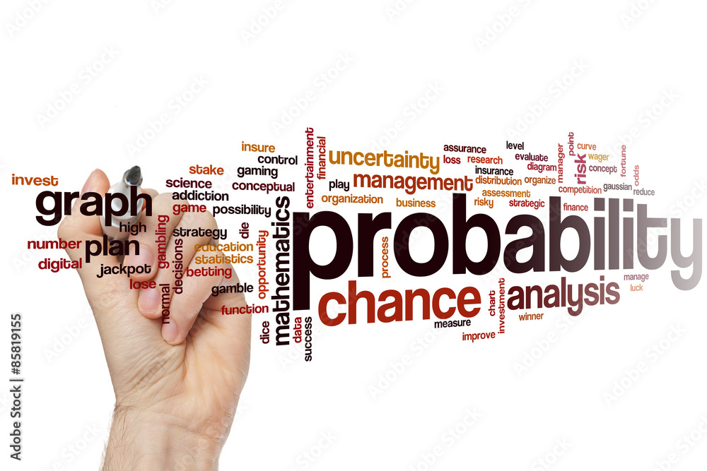 Probability word cloud Stock Photo | Adobe Stock