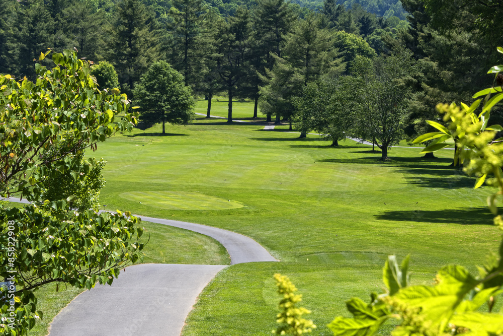 Golf Course Stock Photo | Adobe Stock