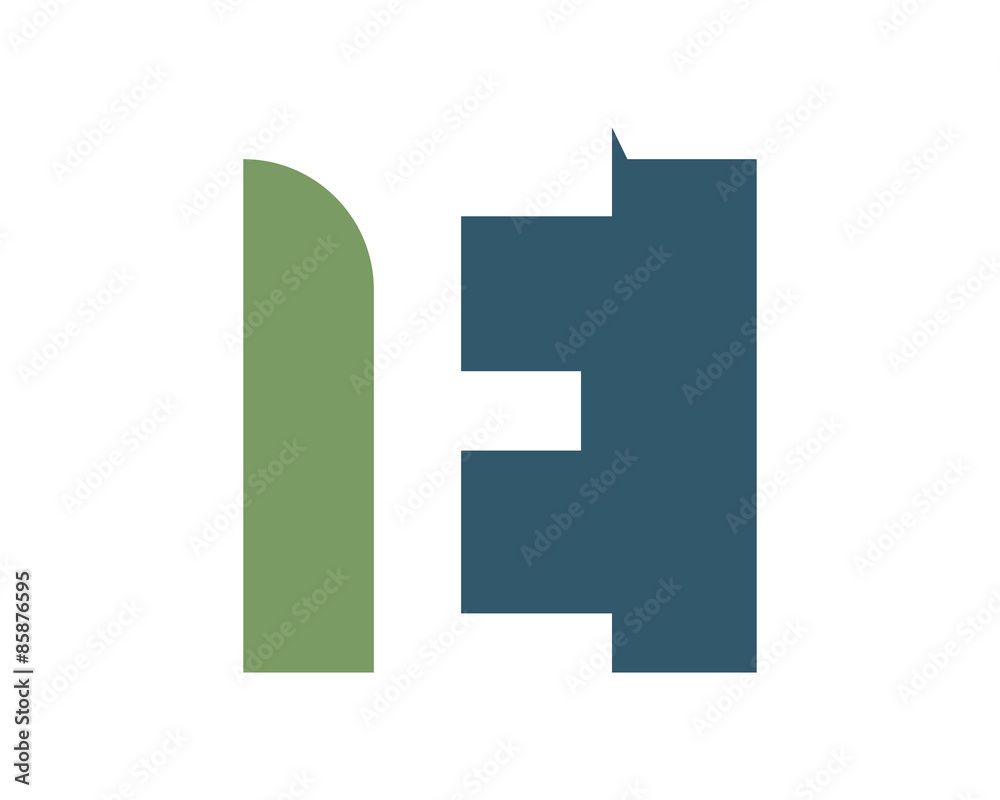 E Square Letter Logo Stock Vector | Adobe Stock