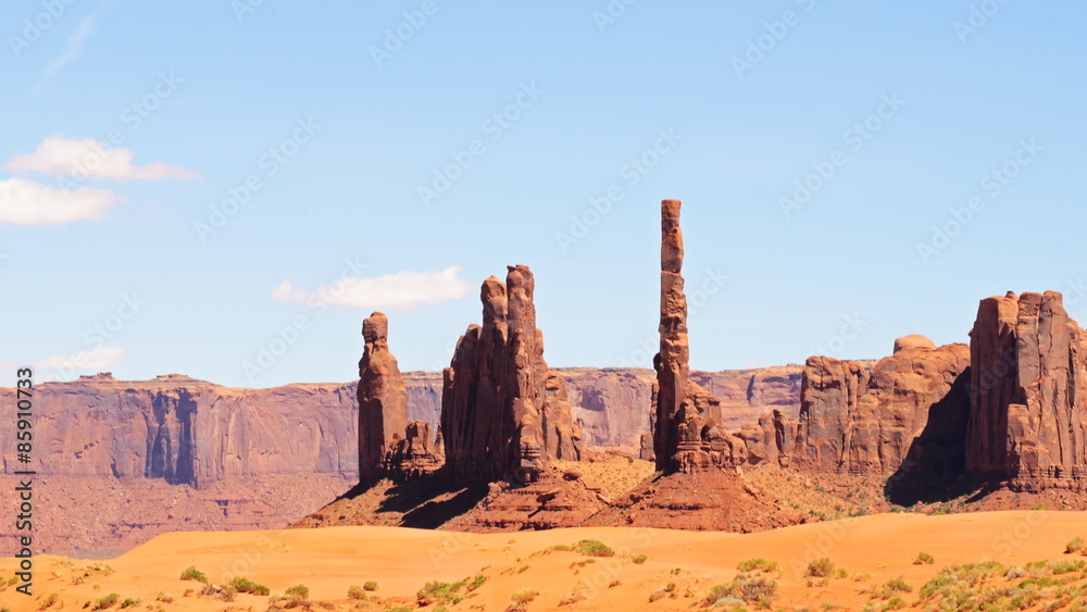 Time lapse footage of the famous photogenic spectacle Totem Pole in ...