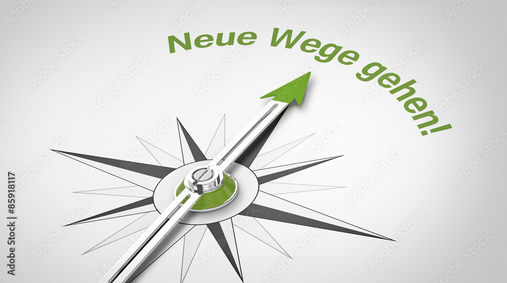 Neue Wege gehen ilustración de Stock | Adobe Stock