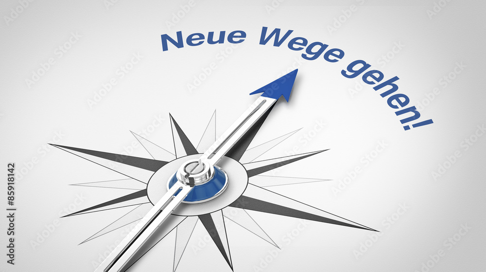 Neue Wege gehen Stock-Illustration | Adobe Stock