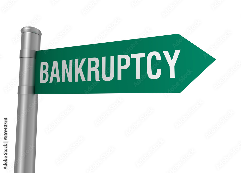 Bankruptcy Sign