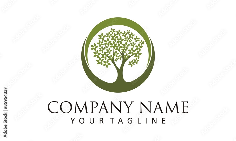 Tree of Life logo design inspiration. Foundations Logo Stock Vector ...