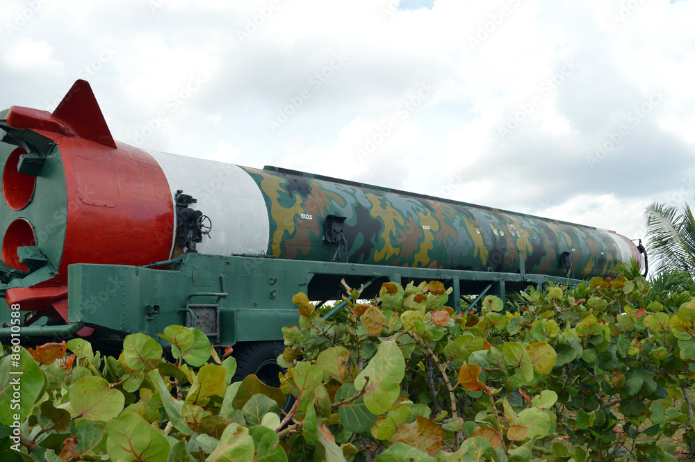 R-12 Ballistic Missile (SS-4) - La Cabana Fortress, Havana, Cuba Stock ...