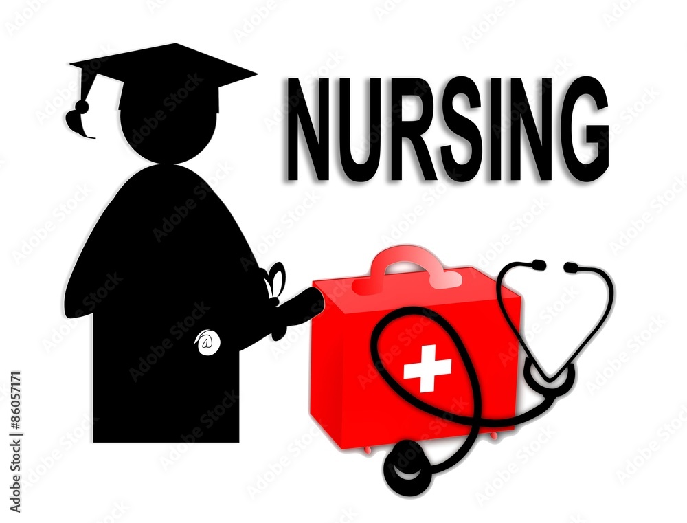 Nursing student nurse school graduate graduation grad stethoscope first ...