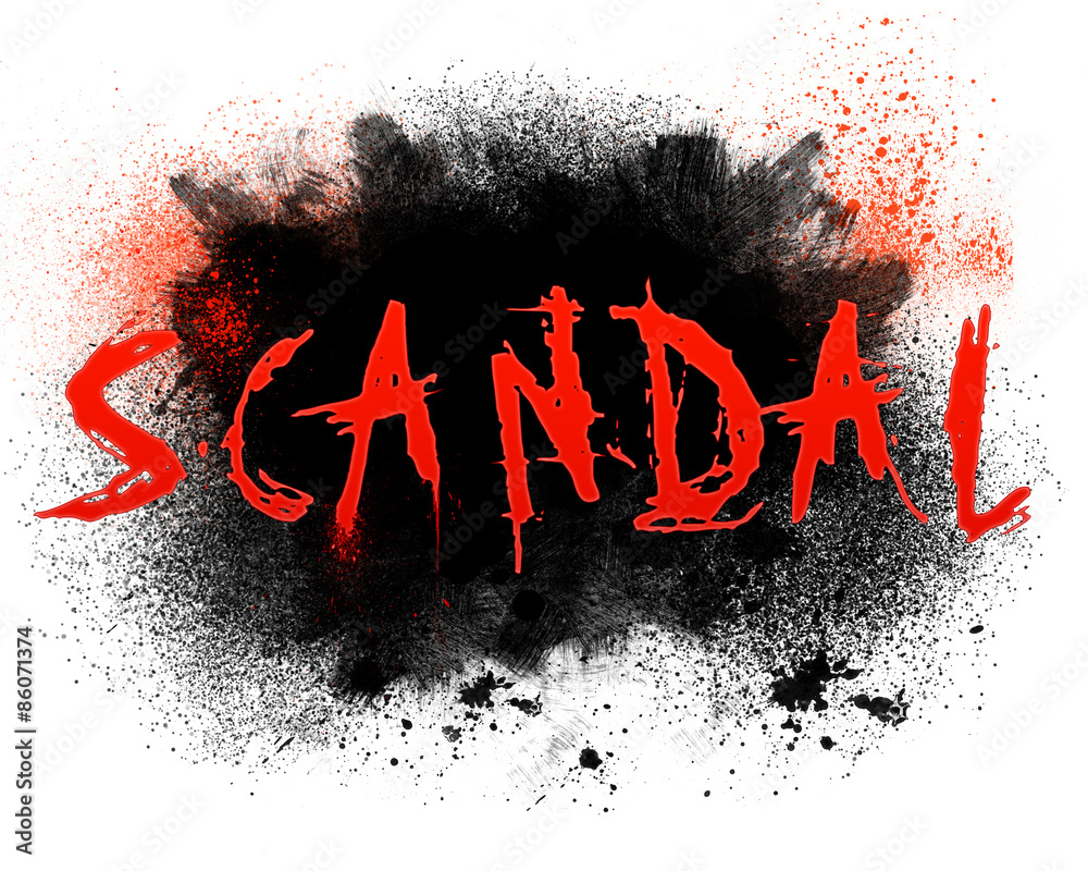 Scandal Stock Illustration | Adobe Stock